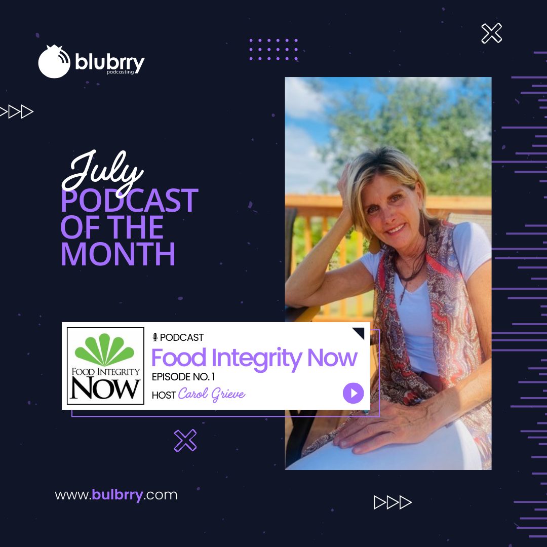 June Podcaster of the Month Carol Grieve